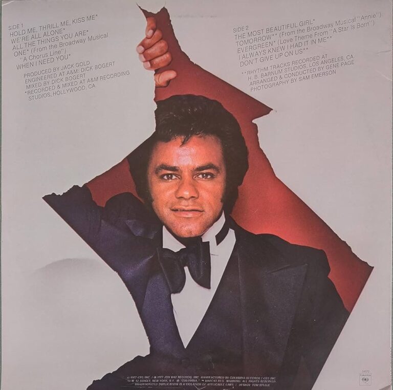 Johnny Mathis - Hold Me, Thrill Me, Kiss Me - Music Legend