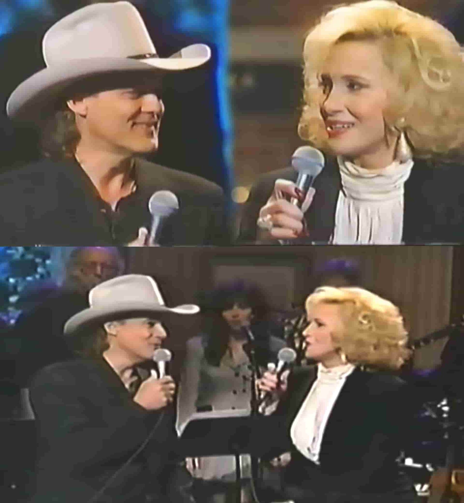 Ricky Van Shelton & Tammy Wynette perform "Near You" - Music Legend